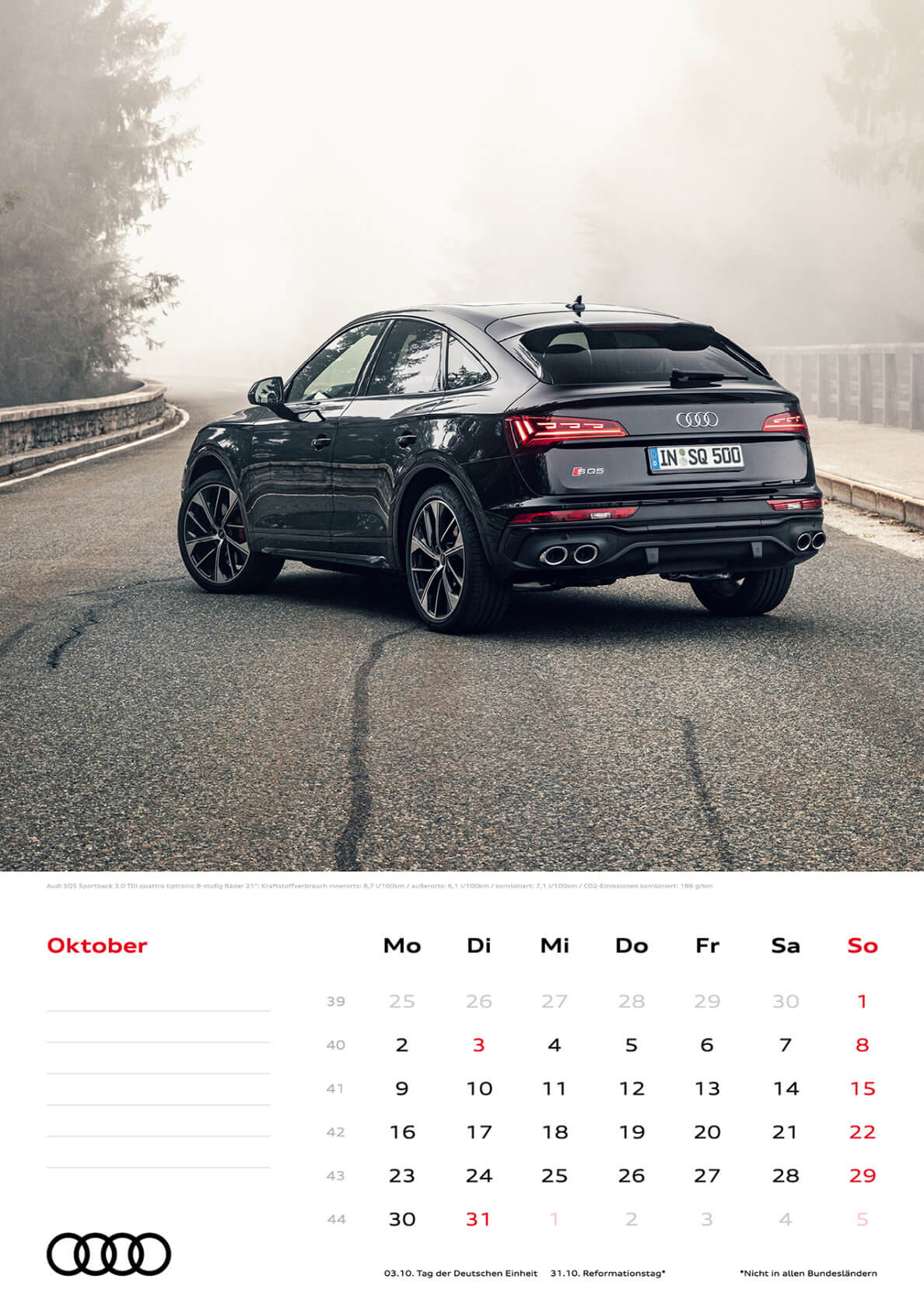 Audi Kalender 2023, DIN A3 - Officially licensed by AUDI AG Audi Kalender 2023, DIN A3 - Officially licensed by AUDI AG